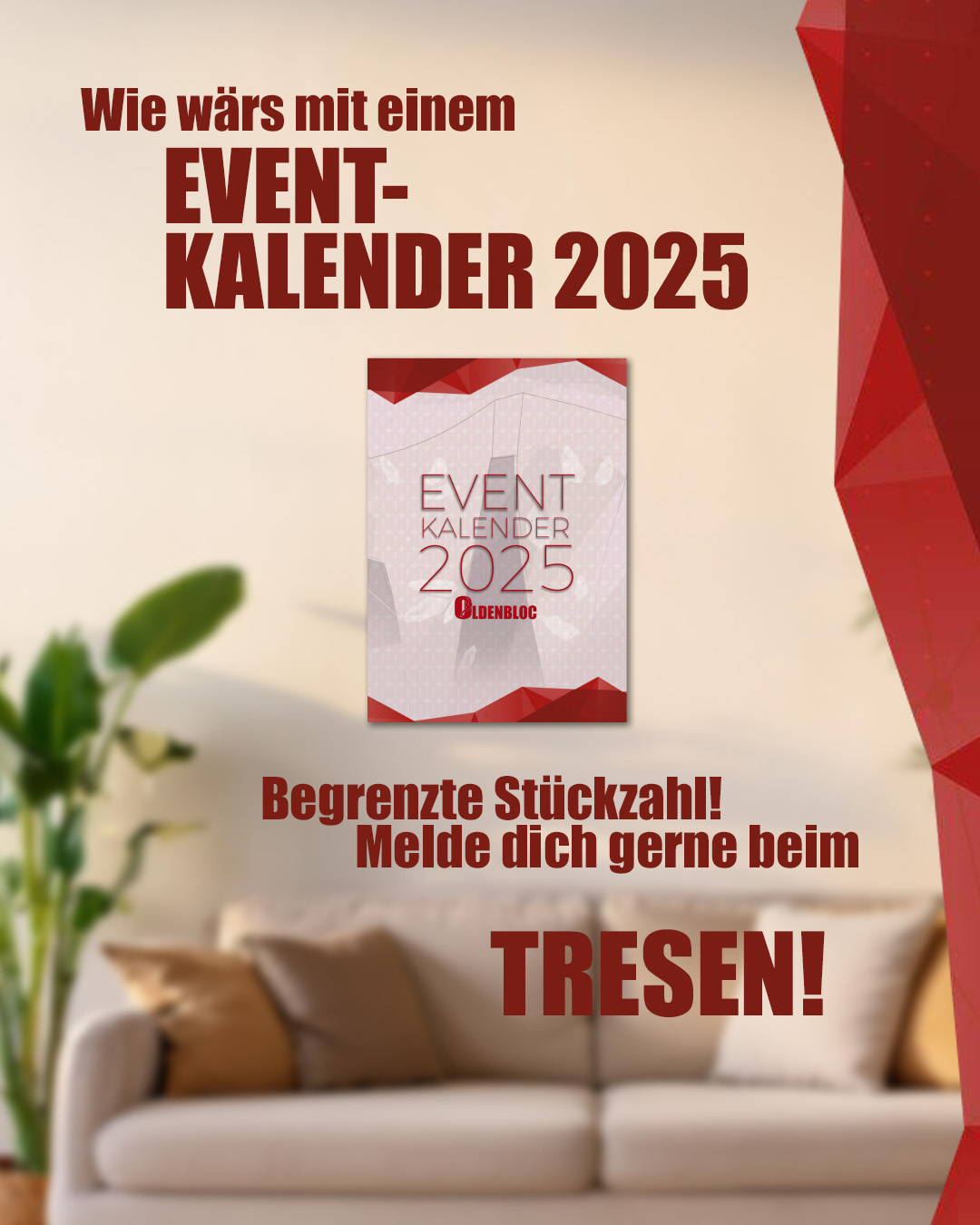 Oldenbloc Eventkalender 2025 - Oldenbloc